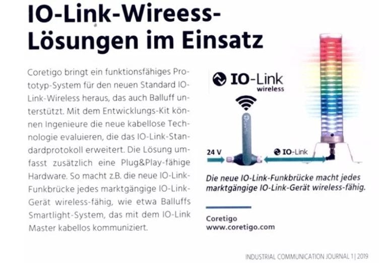 IO-Link Wireless Solutions - CoreTigo