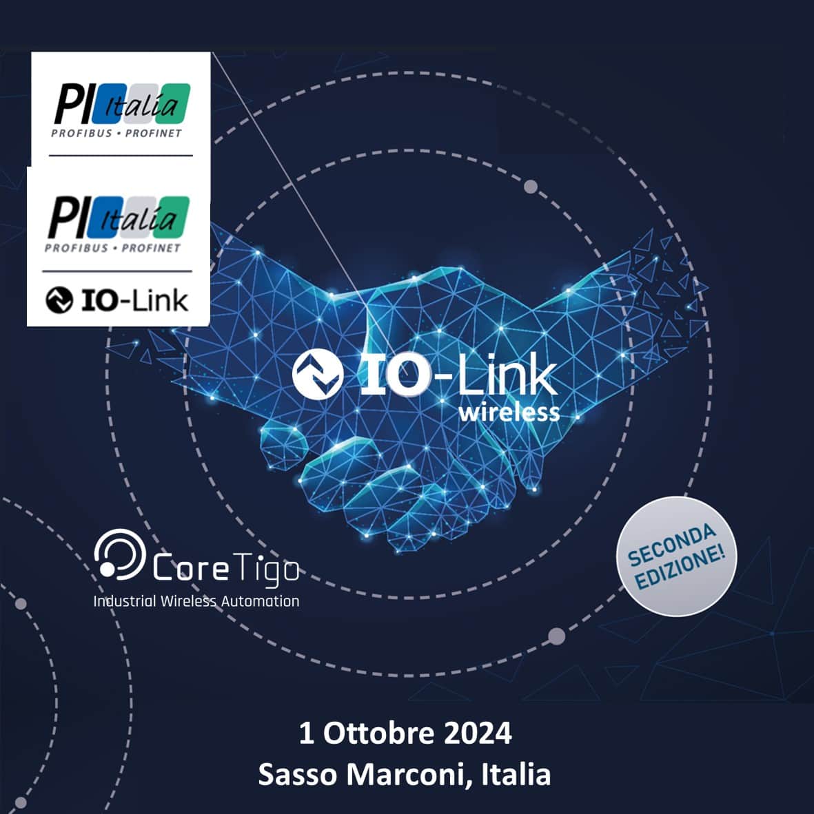 IO-Link returns to the PI Italia Consortium Event - CoreTigo